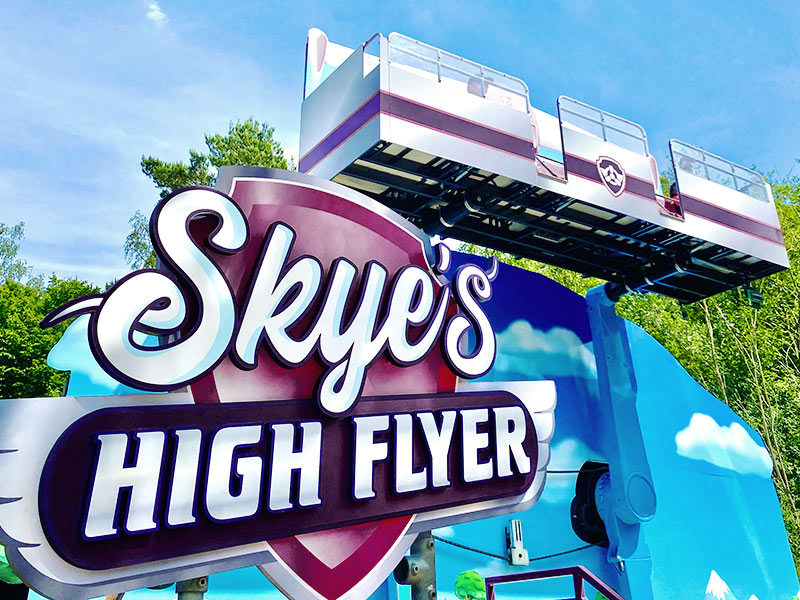 Kinderattractie in Nickland in Movie Park Germany